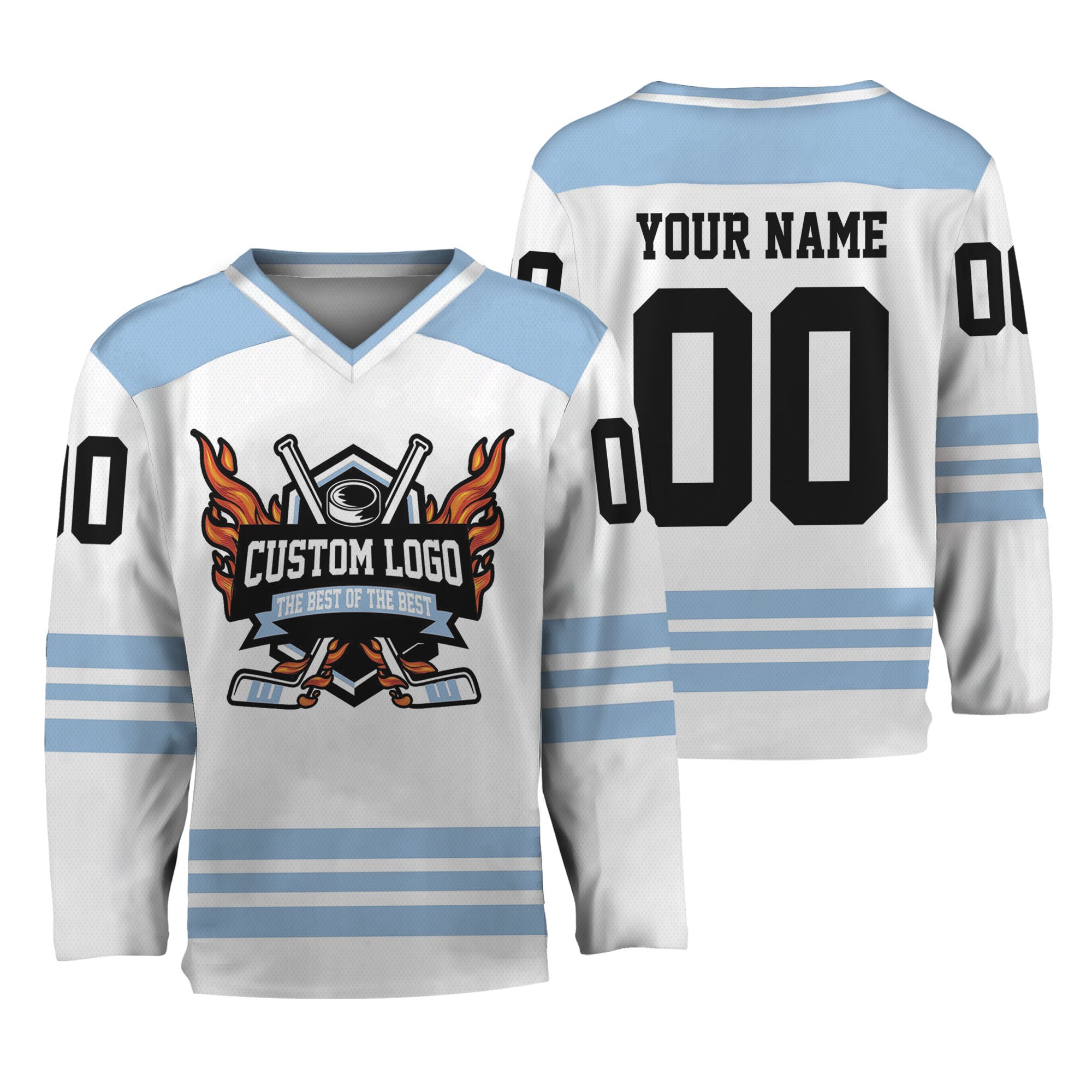 Custom Basic National Color Hockey Jersey Arg – Caseyathletic